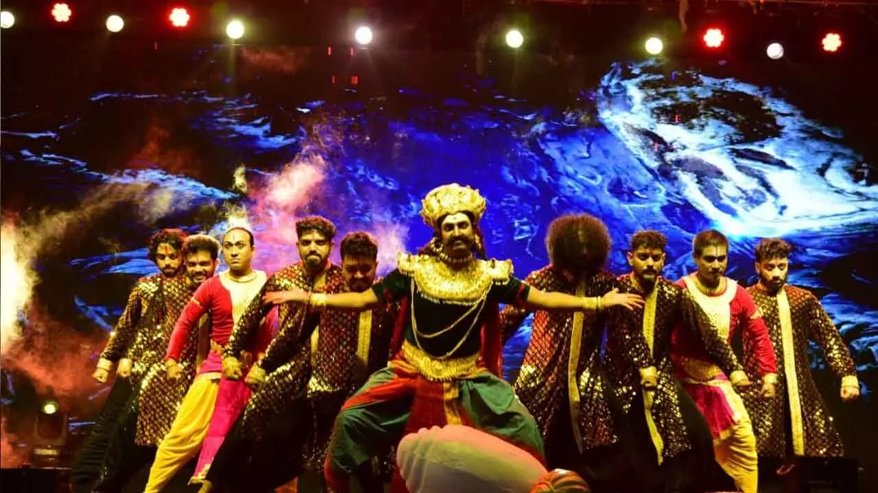 East India’s Largest Dussehra Festival Lights Up Central Park with 60Ft Ravana Dahan and Ras ...