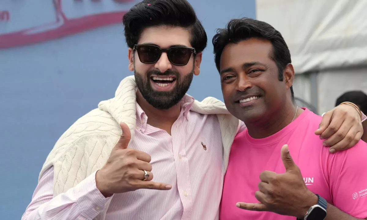 Darasing Khurana and Leander Paes Join Forces at Pink Power Run 2025