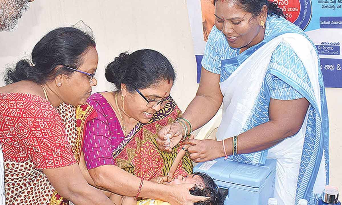 Over 1.6 million children vaccinated during Pulse Polio drive