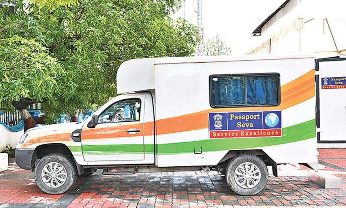 Passport services through mobile vans