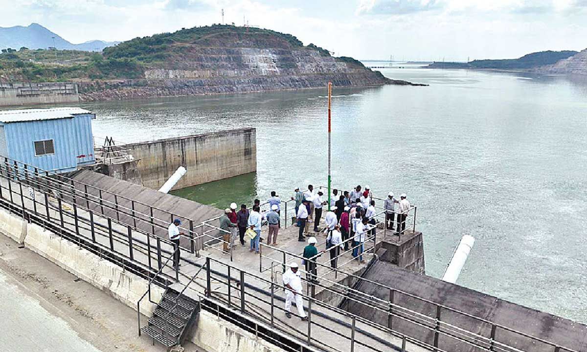 Central team inspects Polavaram project’s progress