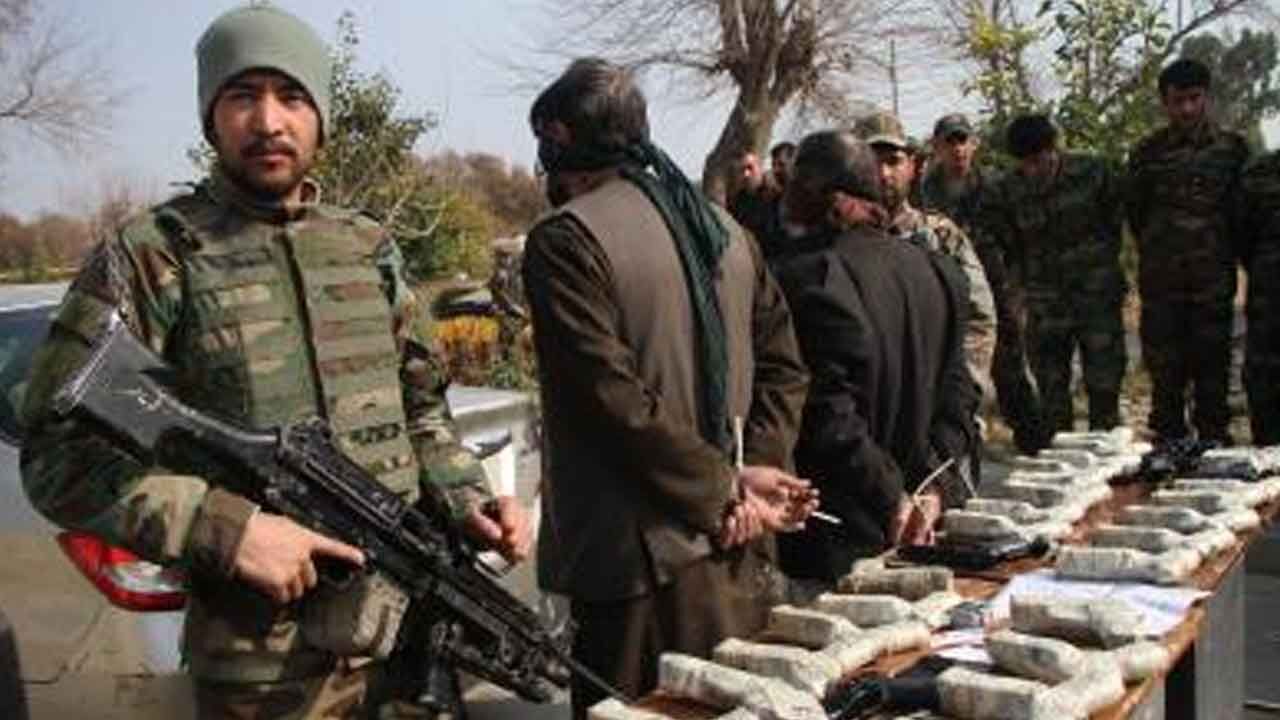 Weapon cache seized in Afghanistan's Uruzgan province