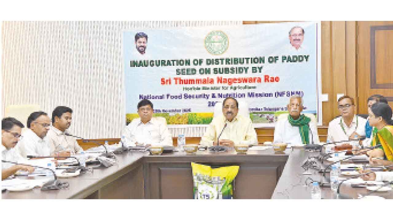 Rythunestam boost: Tummala begins statewide consultations on Seed Bill