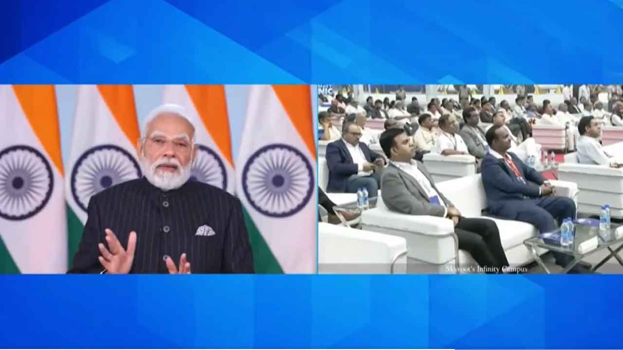 PM Modi unveils India’s largest private Rocket Factory and Vikram-1 rocket