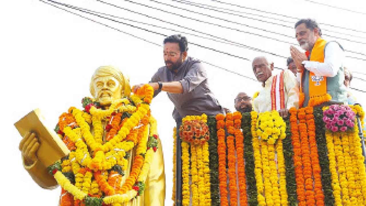 Kishan Reddy pays tribute to Phule, highlights BJP’s commitment to BCs
