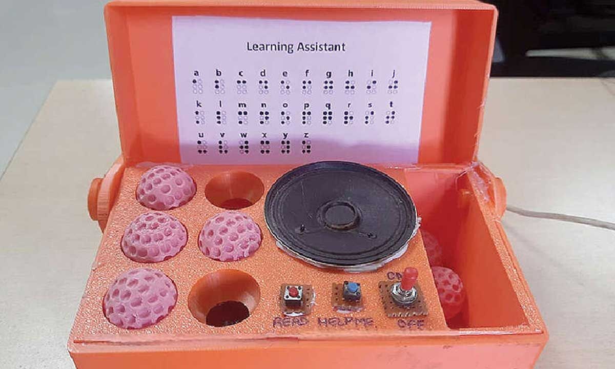 Making Braille-learning easy for visually-challenged