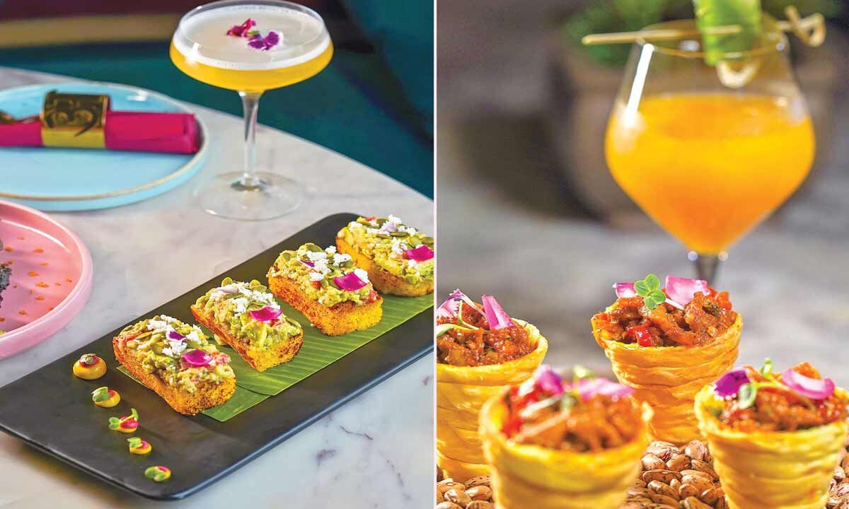 Fusion flavours: Chicken cornetto & avocado dhokla duo