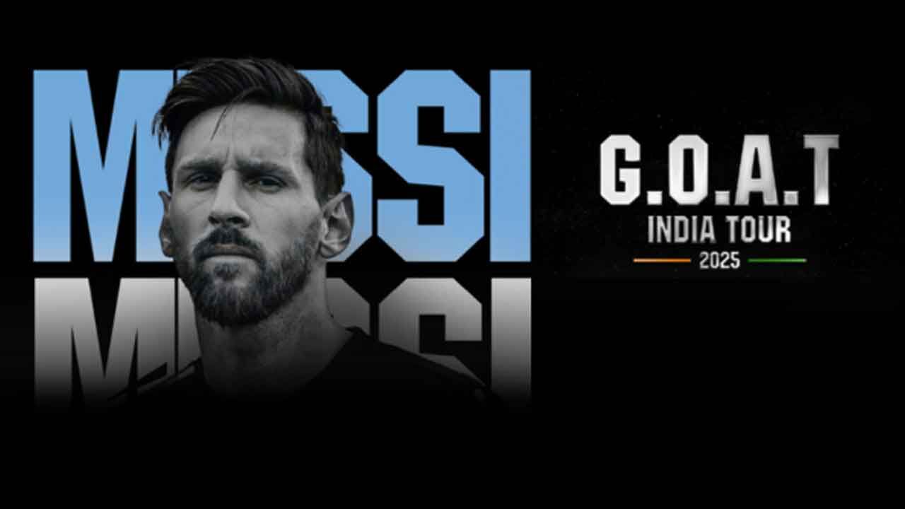 Messi reaches Mumbai for third pit stop of 'GOAT Tour'