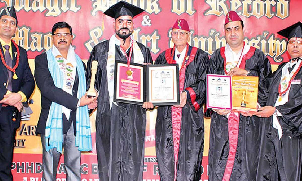 Dharmavaram social worker receives honorary doctorate