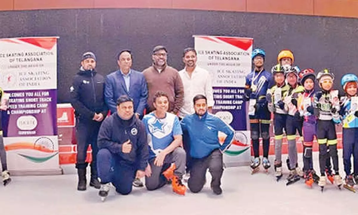 TG excel at Short Track Ice Skating Open C’ship