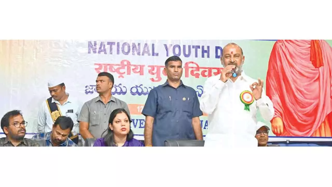 Build a smart mind rather than a smartphone, Bandi Sanjay Kumar