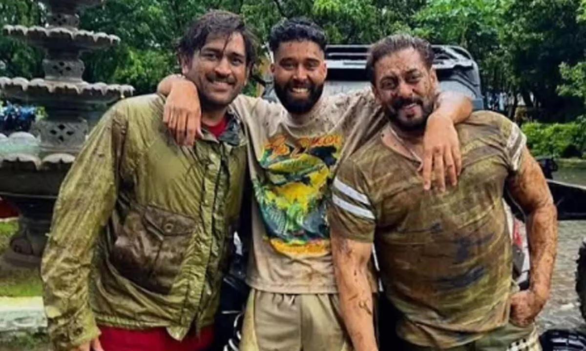 Salman Khan, MS Dhoni, AP Dhillon’s muddy adventure takes social media ...