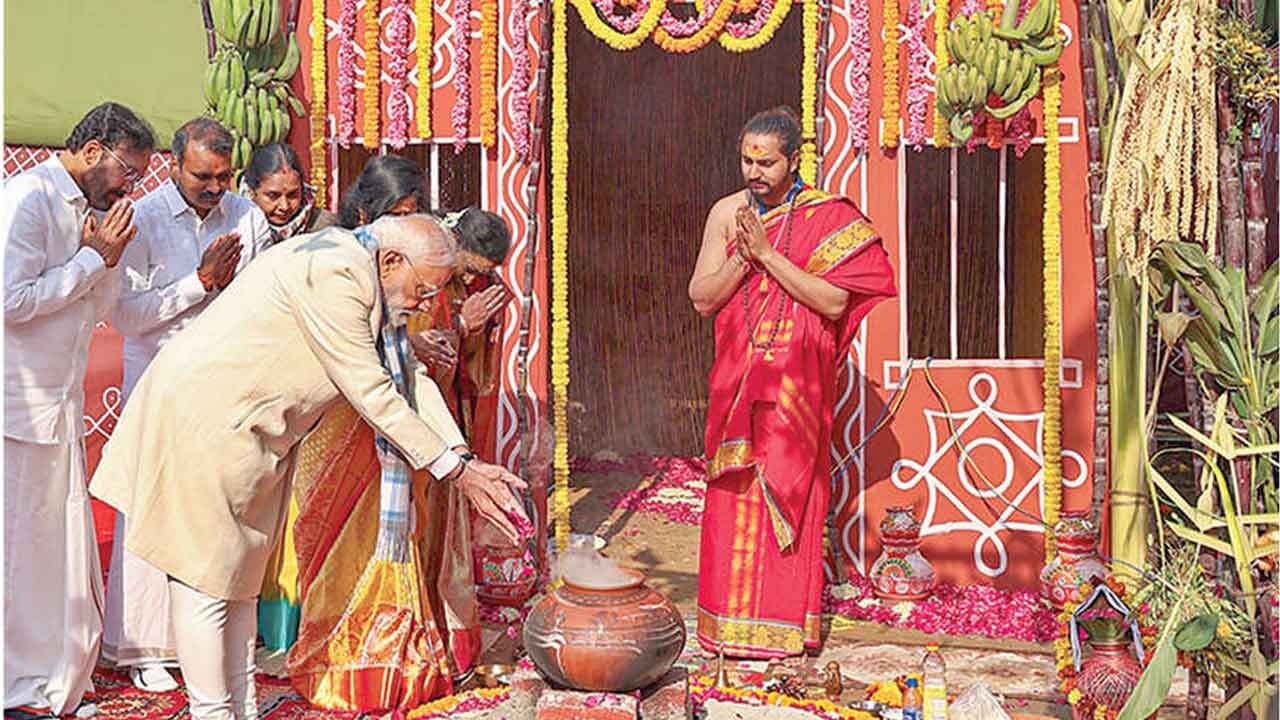 Modi hails global Tamil culture as Stalin stirs the Pongal pot