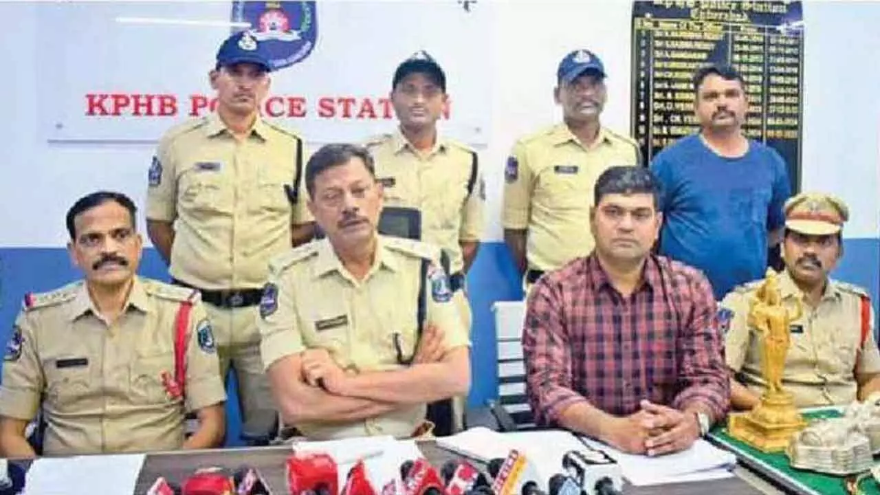 Cyberabad police bust interstate gang behind temple heist with recovery ...