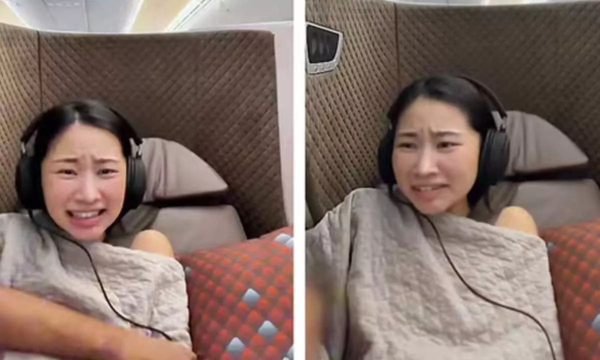 Woman’s Screaming Flight Video Sparks Debate As Viewers Question Panic ...