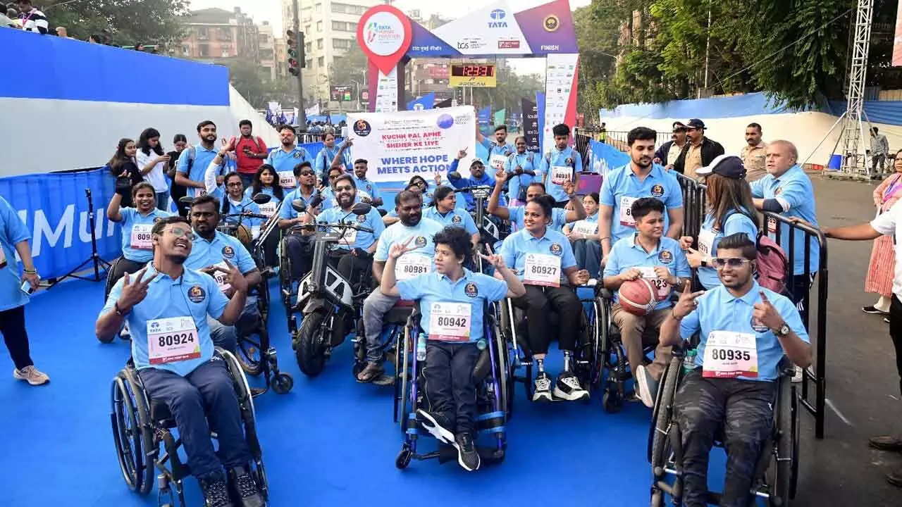 Champions beyond the finish line: Para-athletes shine at Tata Mumbai ...