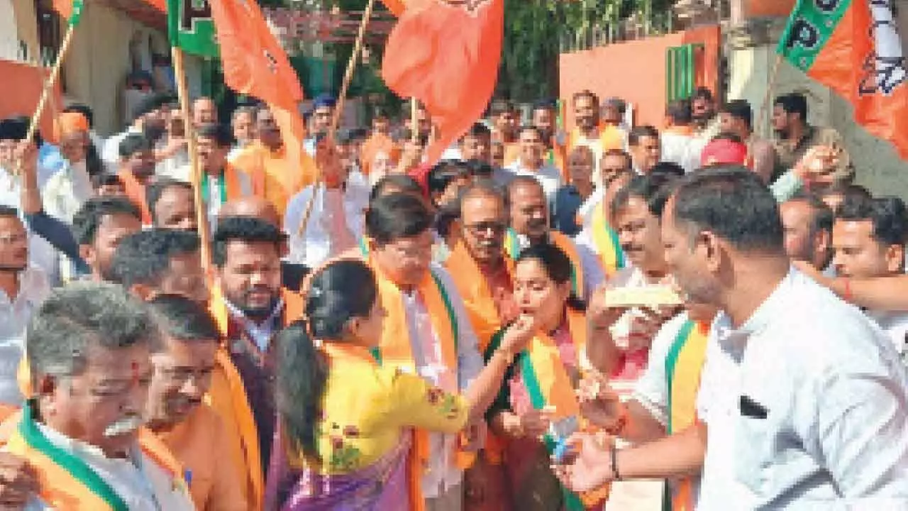 Celebrations erupt in TG as Nitin Nabin takes charge as National BJP ...