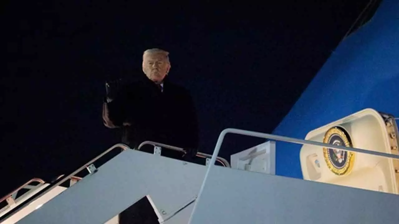 Trump Travels To World Economic Forum After Aircraft Technical Glitch ...