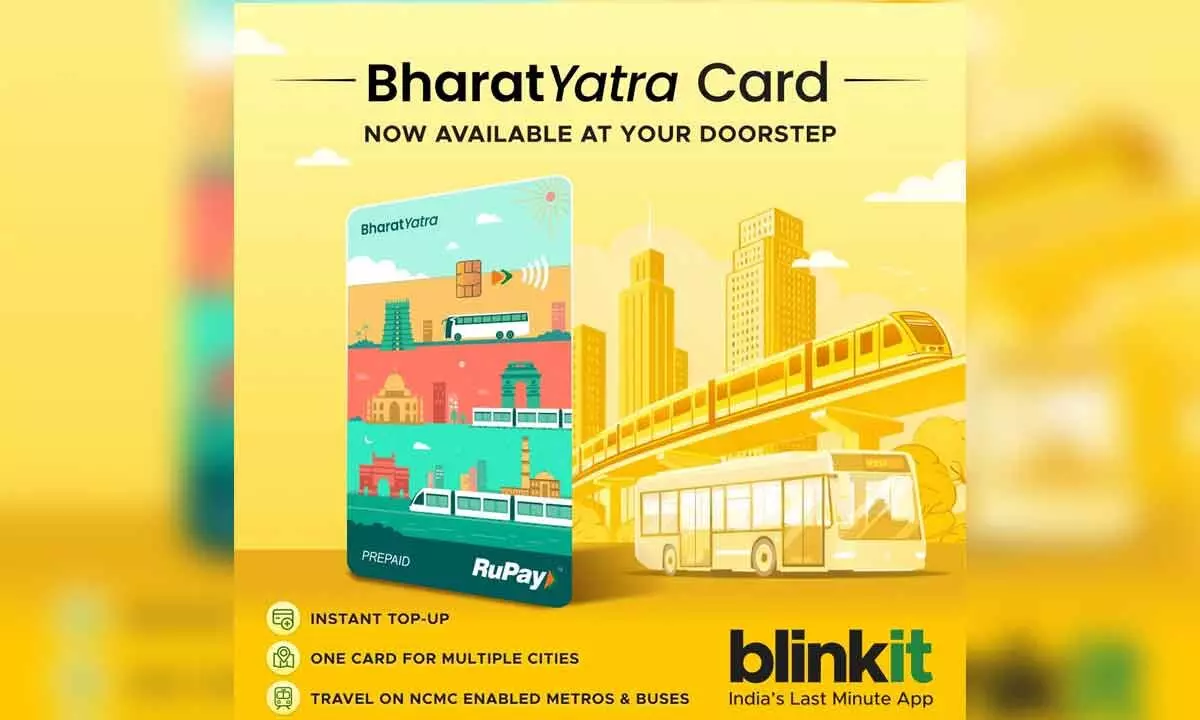 Blinkit Starts Doorstep Delivery of ₹50 Bharat Yatra Card, Making Metro ...