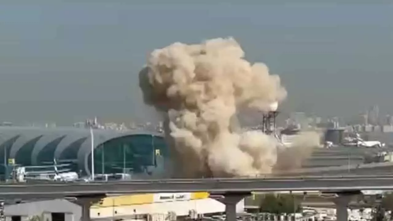Explosions Rattle Dubai Buildings After Drone Interception Amid Ongoing ...