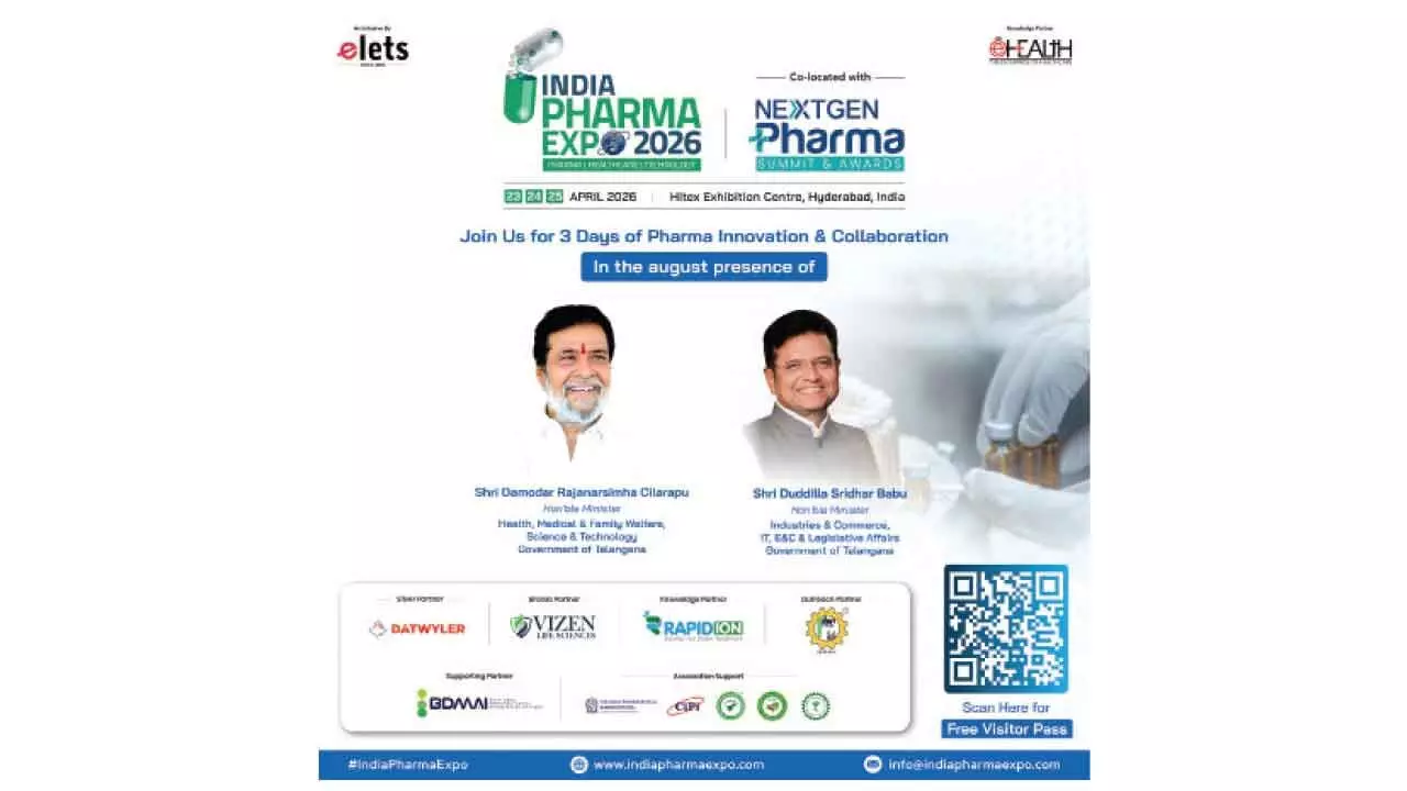 India Pharma Expo in Hyd from April 23