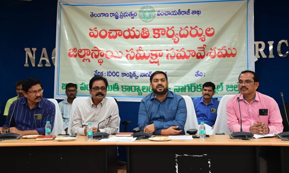 Panchayat Secretaries Must Play a Proactive Role in Village Development ...