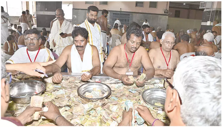 Durga temple hundi collections cross Rs 2.83 cr