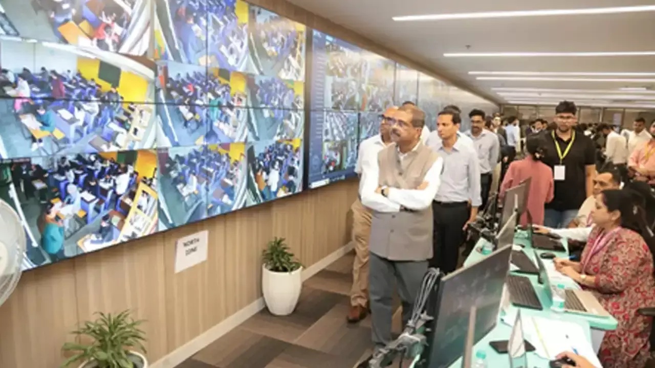 Dharmendra Pradhan assesses NEET UG arrangements during visit to NTA ...