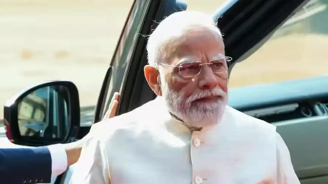PM Modi to arrive in Hyderabad shortly
