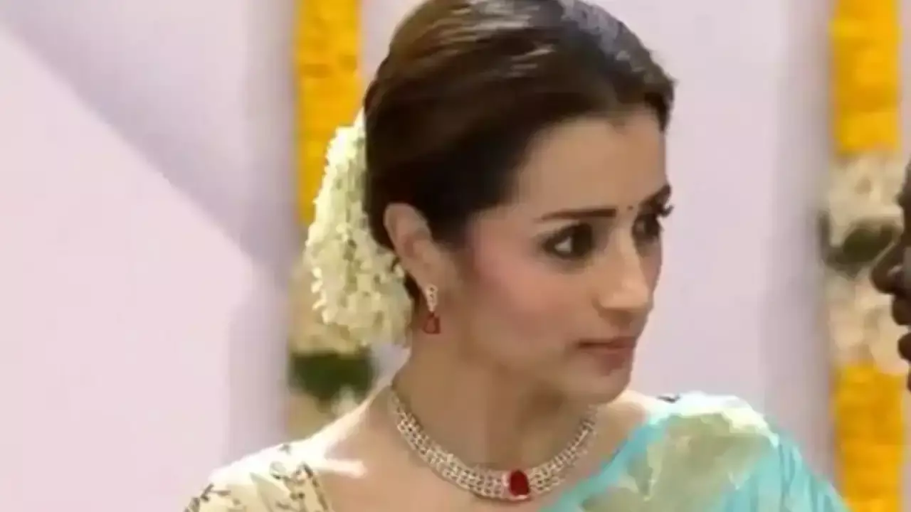 'Show stealer': Co-star Trisha in spotlight at TN swearing in ceremony ...
