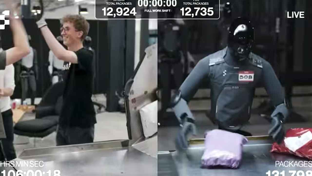 Man Beats Robot in Figure AI’s 10-Hour Sorting Challenge