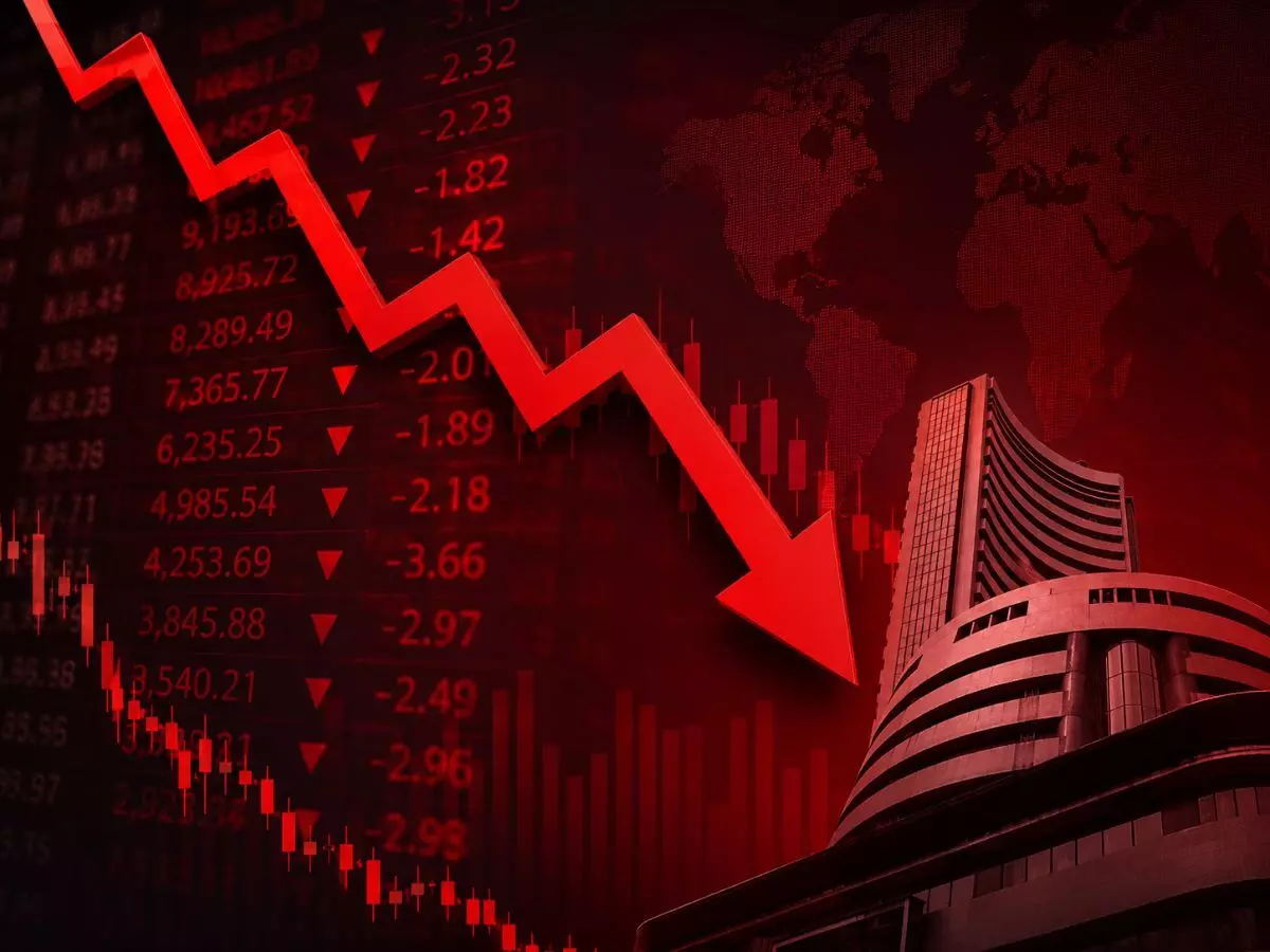 Stock Market LIVE: Sensex Falls, Nifty Slips Amid Rupee Record Low