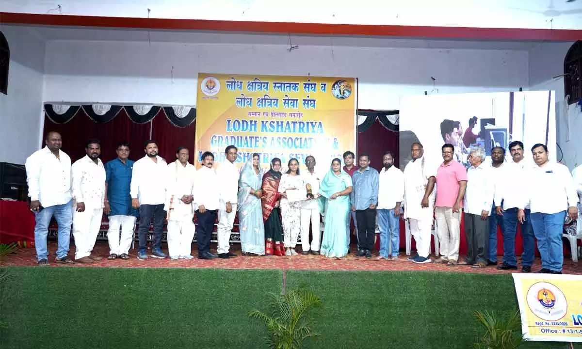 Meritorious Students Felicitated by Lodh Kshatriya Graduate Association