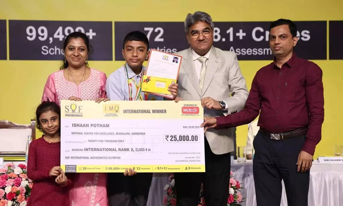 Bengaluru, Students Shine in SOF International Olympiads 2025–26