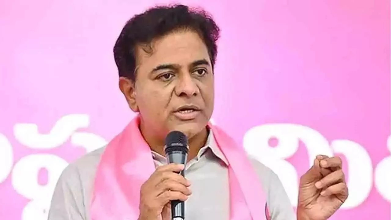 KTR demands unconditional procurement of rain damaged crops