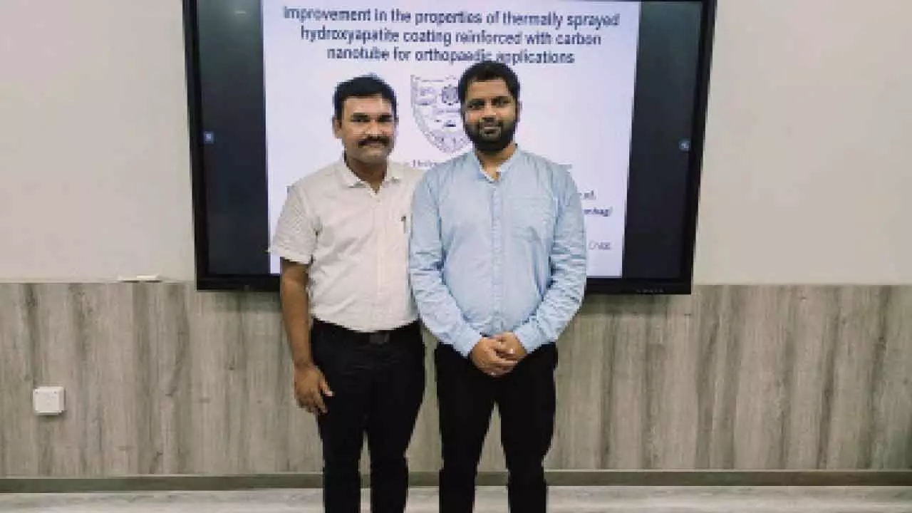NITK researchers patent coating for orthopaedic implants