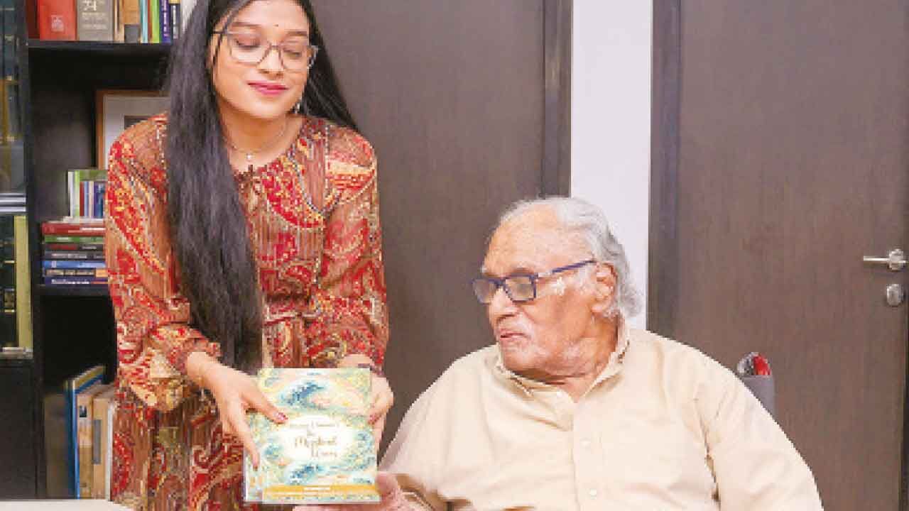 Bharat Ratna Prof C N R Rao releases ‘ The Mystical Waves’ book