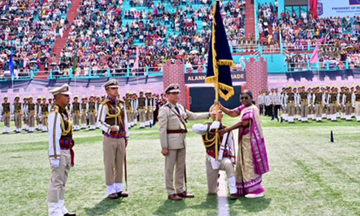Sikkim Police awarded prestigious 'President of India’s Police Colour'