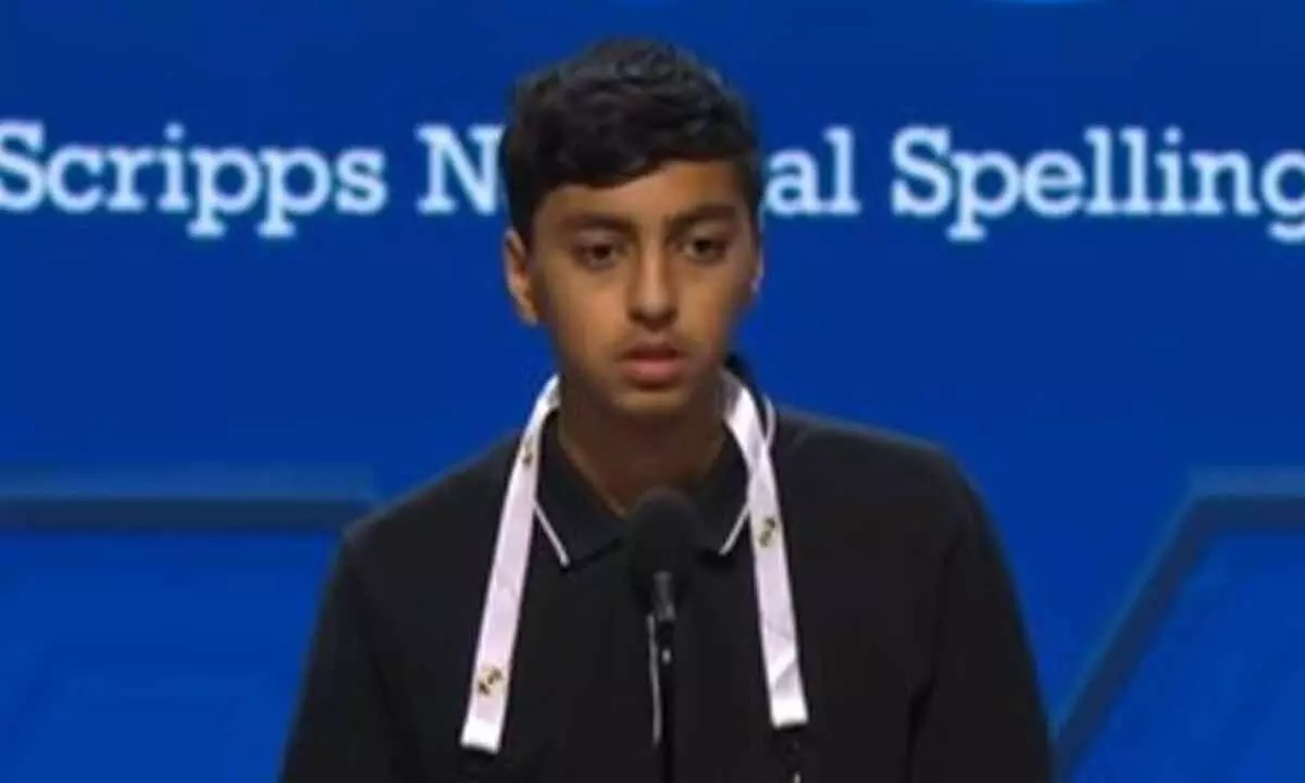 Indian-American teen wins spelling bee title