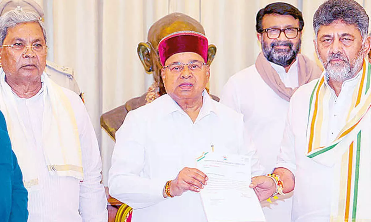 DKS meets Guv, stakes claim to form govt