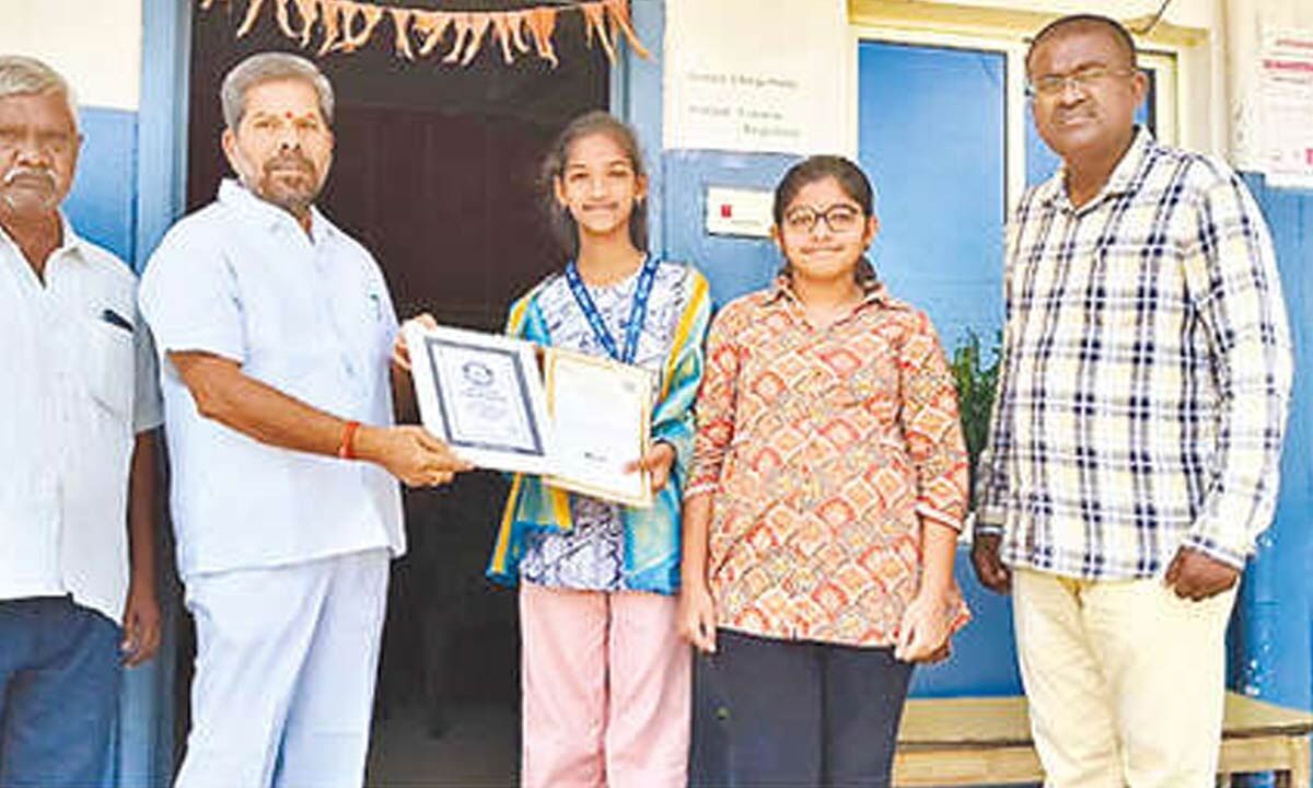 Pebbair girl achieves Guinness recognition