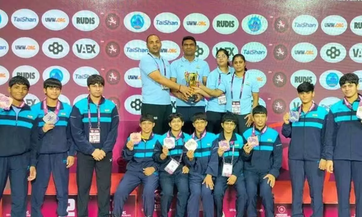 Indian women bag 10 medals at U17 Asian Wrestling
