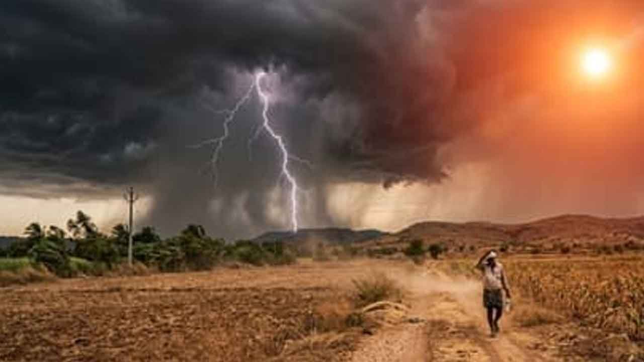 Weather Alert in Andhra Pradesh: Moderate Rains, Lightning, and Heatwave