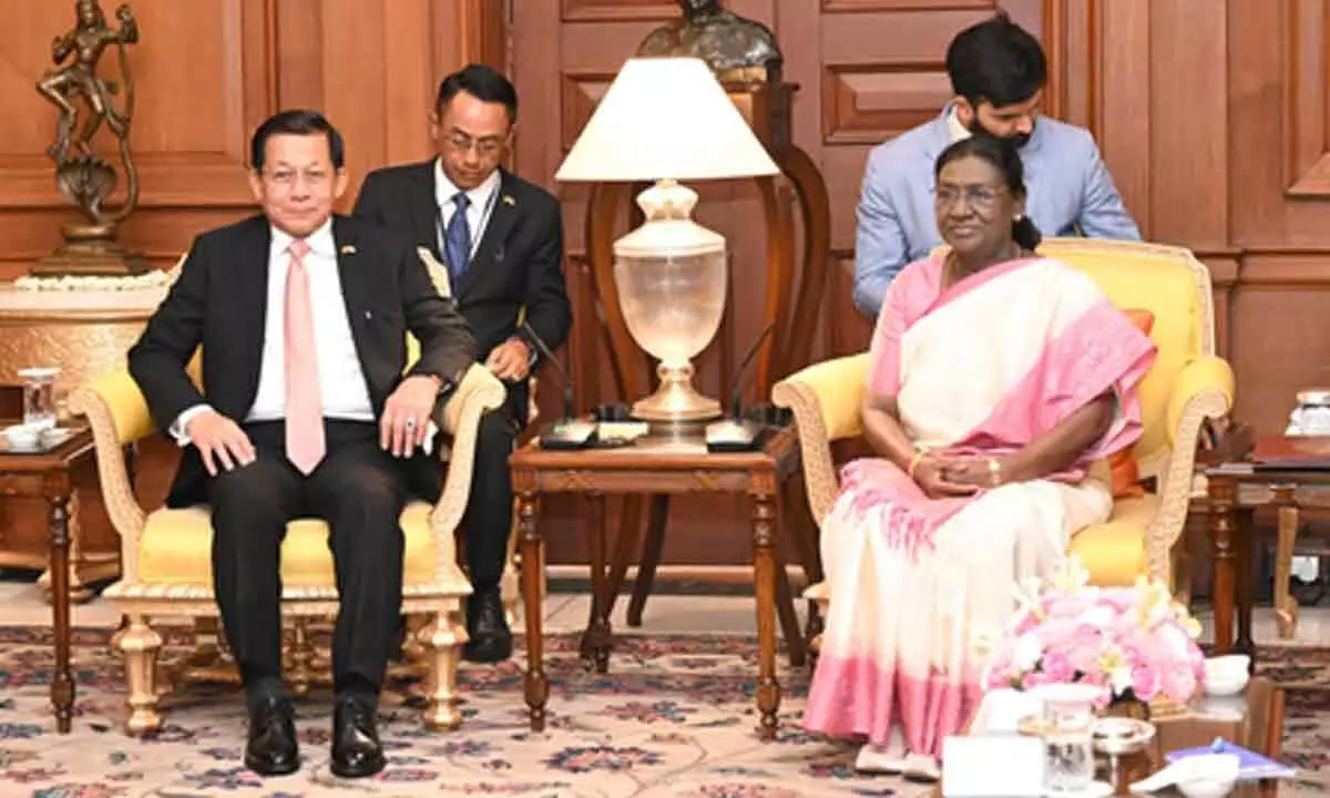 President Murmu meets Myanmar counterpart, highlights shared Buddhist ...