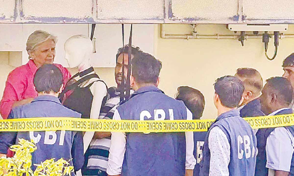 CBI recreates crime scene at Katara Hills marital home