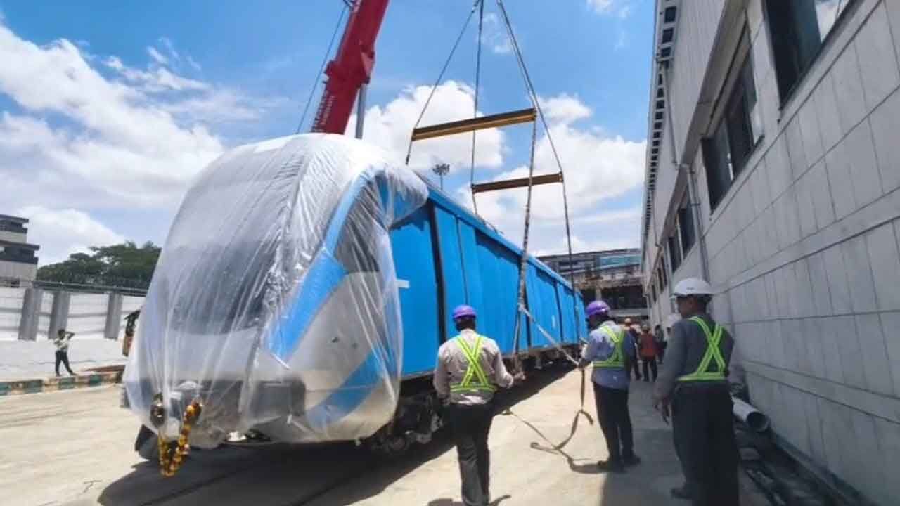 Blue Line Metro train to begin from December
