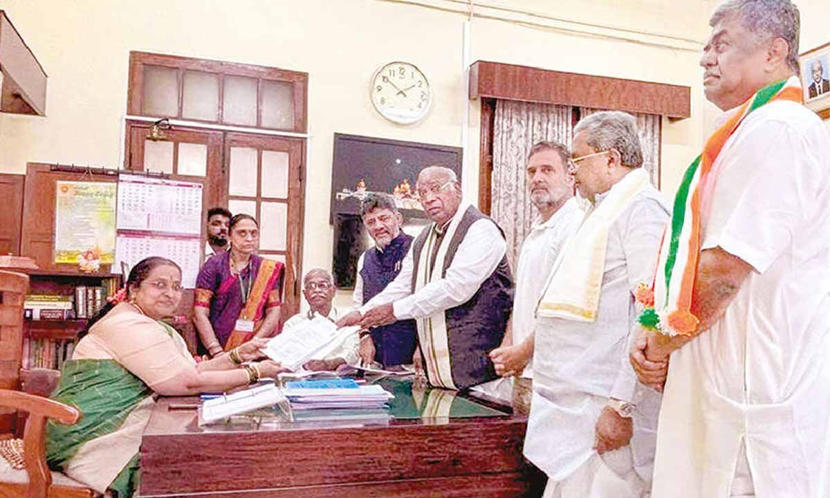 Kharge declares assets worth Rs 38.76 cr in RS affidavit