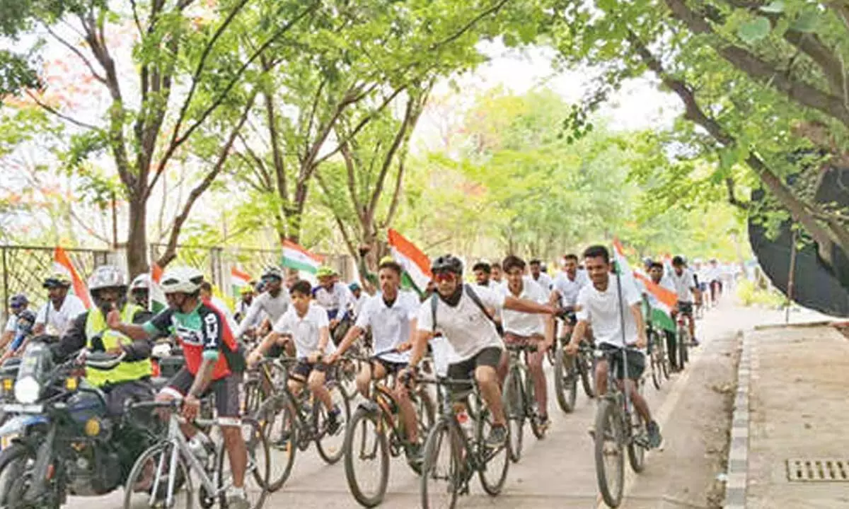 Gachibowli Stadium hosts grand World Bicycle Day celebrations