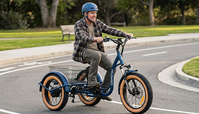 Addmotor Unveils U-Trike U-750 Dual-Mode Tilting eTrike with Two-Wheel ...