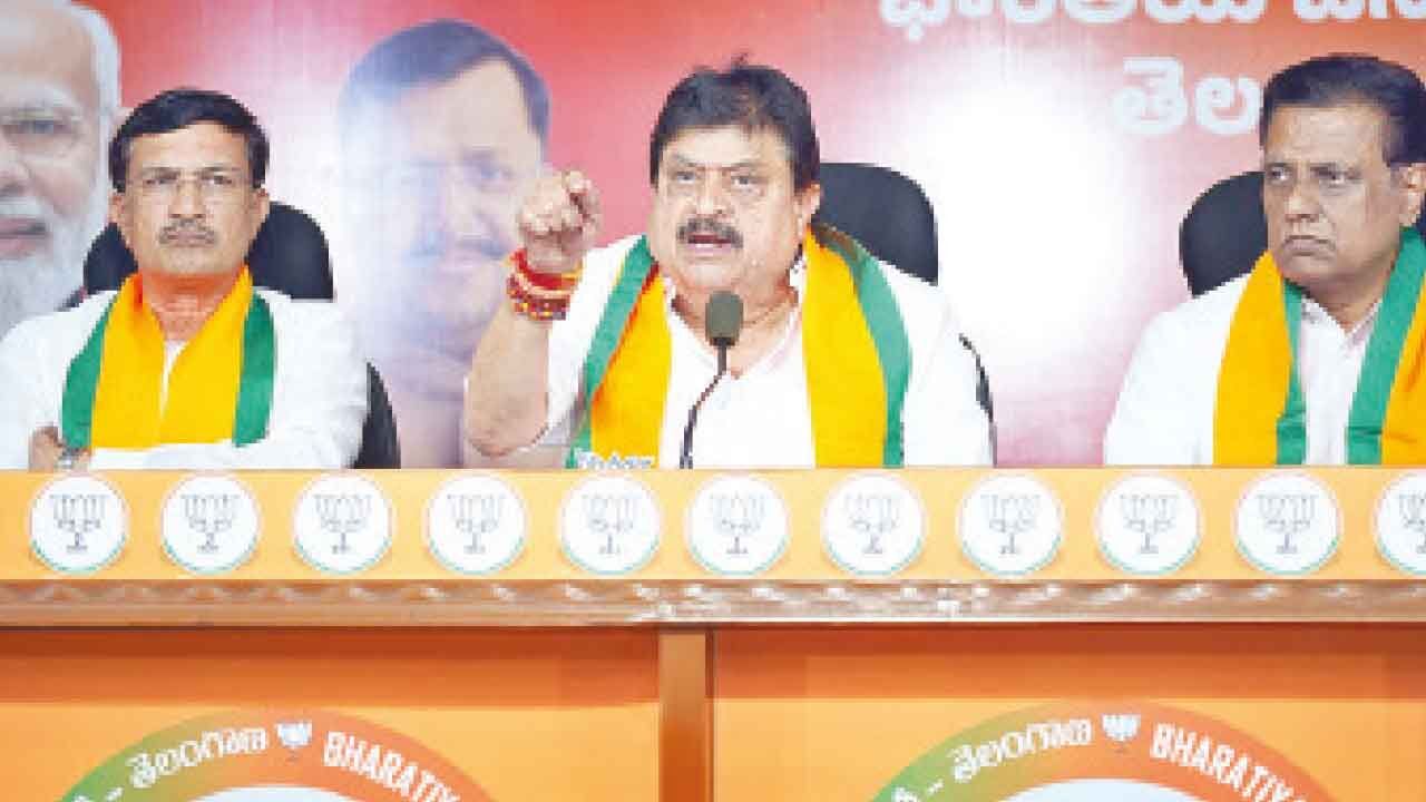 Ramchander Rao accuses Congress of ‘Hitler-like’ governance